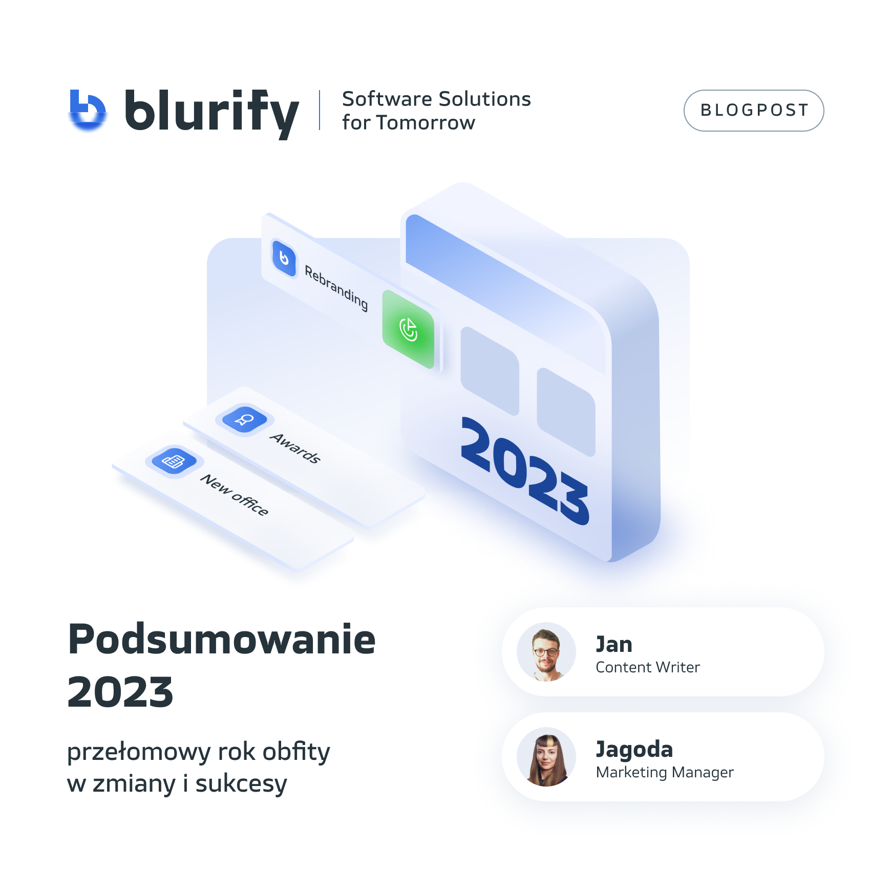 Podsumowanie 2023 - przełomowy rok obfity w zmiany i sukcesy | Blurify